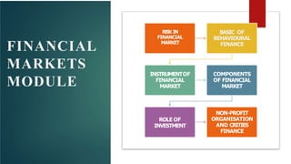 Financial Markets PPT.pptx | Stocks and Bonds | Personal Investing