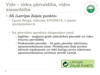 Ilgtspējas indekss - Vide | PPT