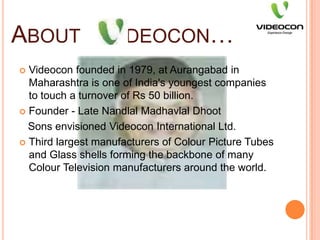 Videcon 4p and 3c jaipur | PPTX | Home Appliances | Home & Garden