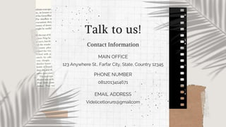 Videlicet Lorum - Business Proposal | PPT