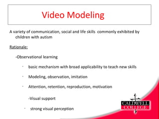 Video Modeling | PPT