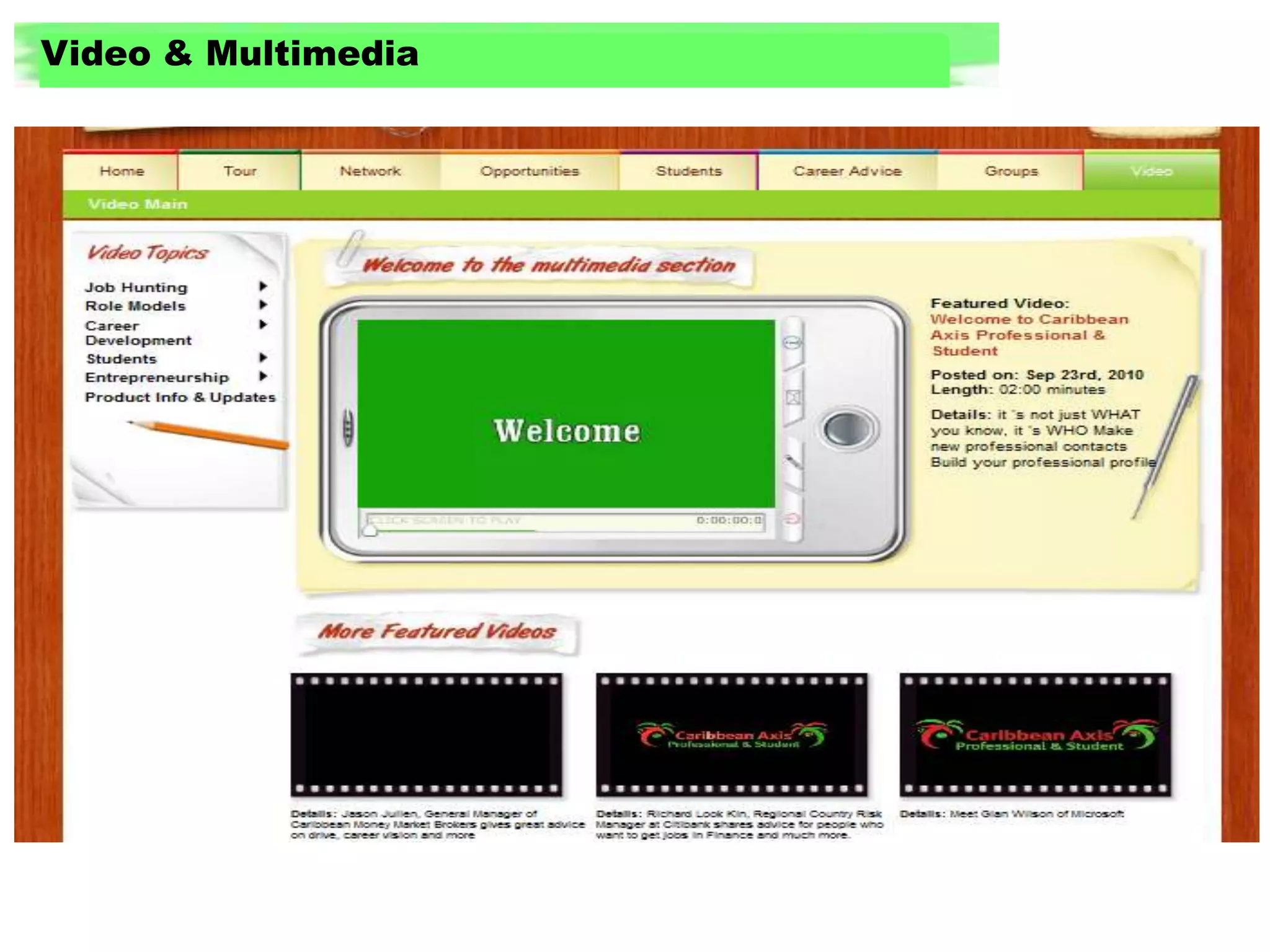 Video section | PPTX
