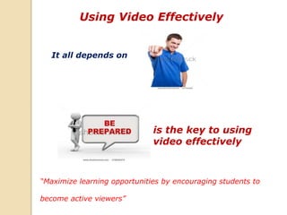 Showing Video in Classroom | PPTX