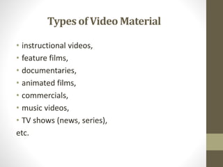 Video in the Classroom | PPTX