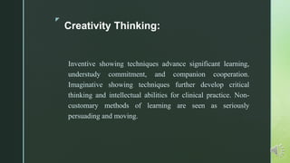 CREATIVE EDUCATION FOR STUDENTS | PPTX