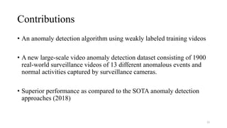 Video anomaly detection - deeplearning paper review study | PDF