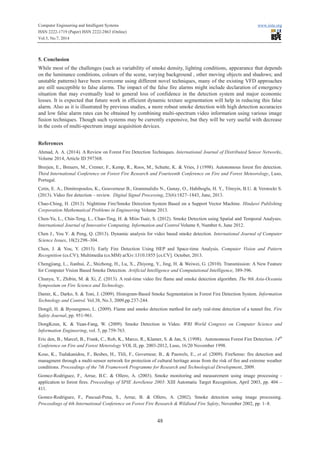 Video based smoke detection algorithms | PDF