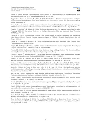 Video based smoke detection algorithms | PDF