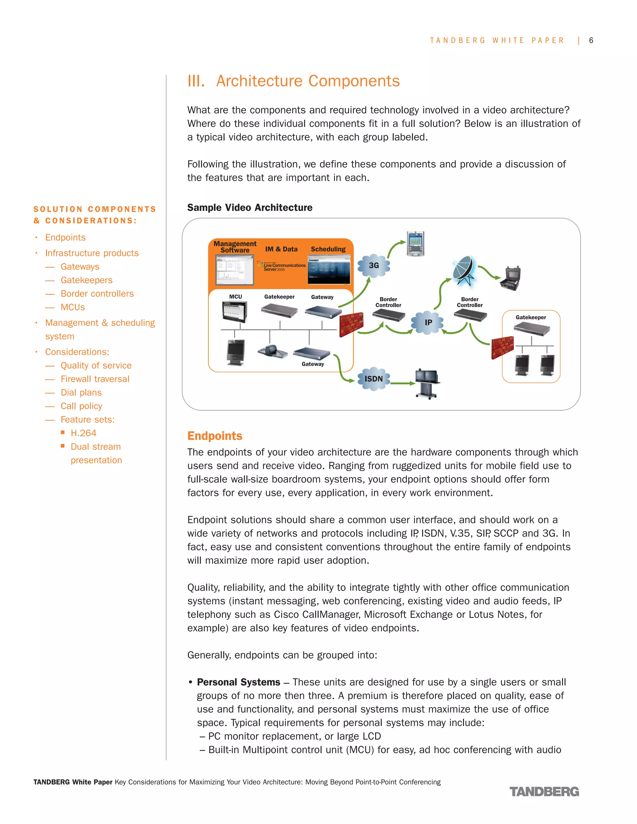 Video Conferencing Architecture | PDF