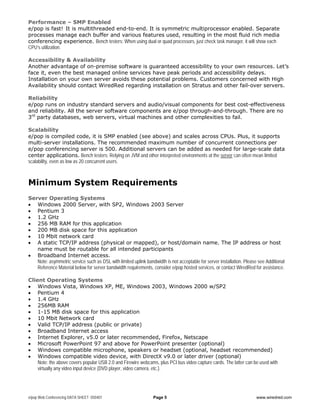 - Video conferencing data sheet | PDF