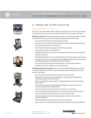 vidEo ConfErEnCing guidE | PDF