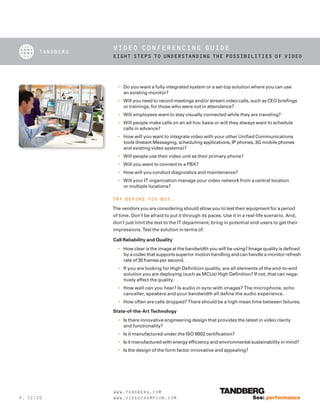 vidEo ConfErEnCing guidE | PDF