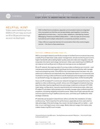 vidEo ConfErEnCing guidE | PDF