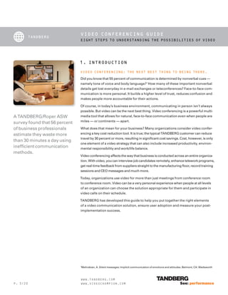 vidEo ConfErEnCing guidE | PDF