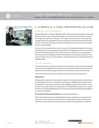 vidEo ConfErEnCing guidE | PDF