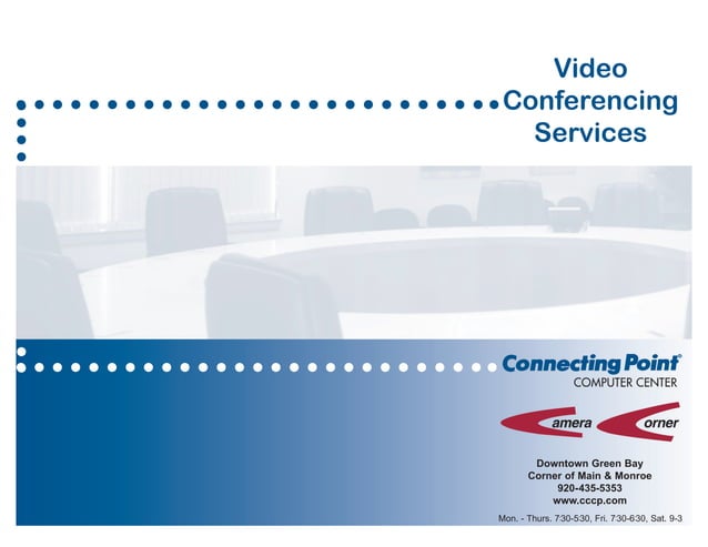 Video Conferencing Services | PPT