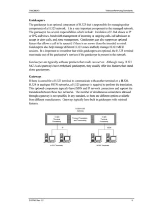 Video Conferencing Standards | PDF