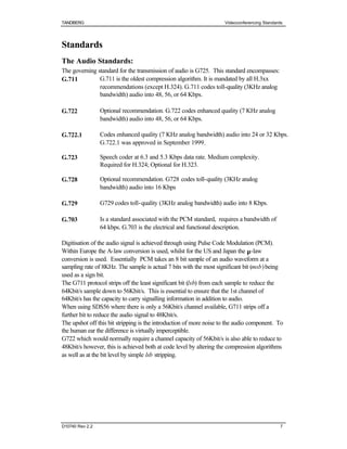 Video Conferencing Standards | PDF
