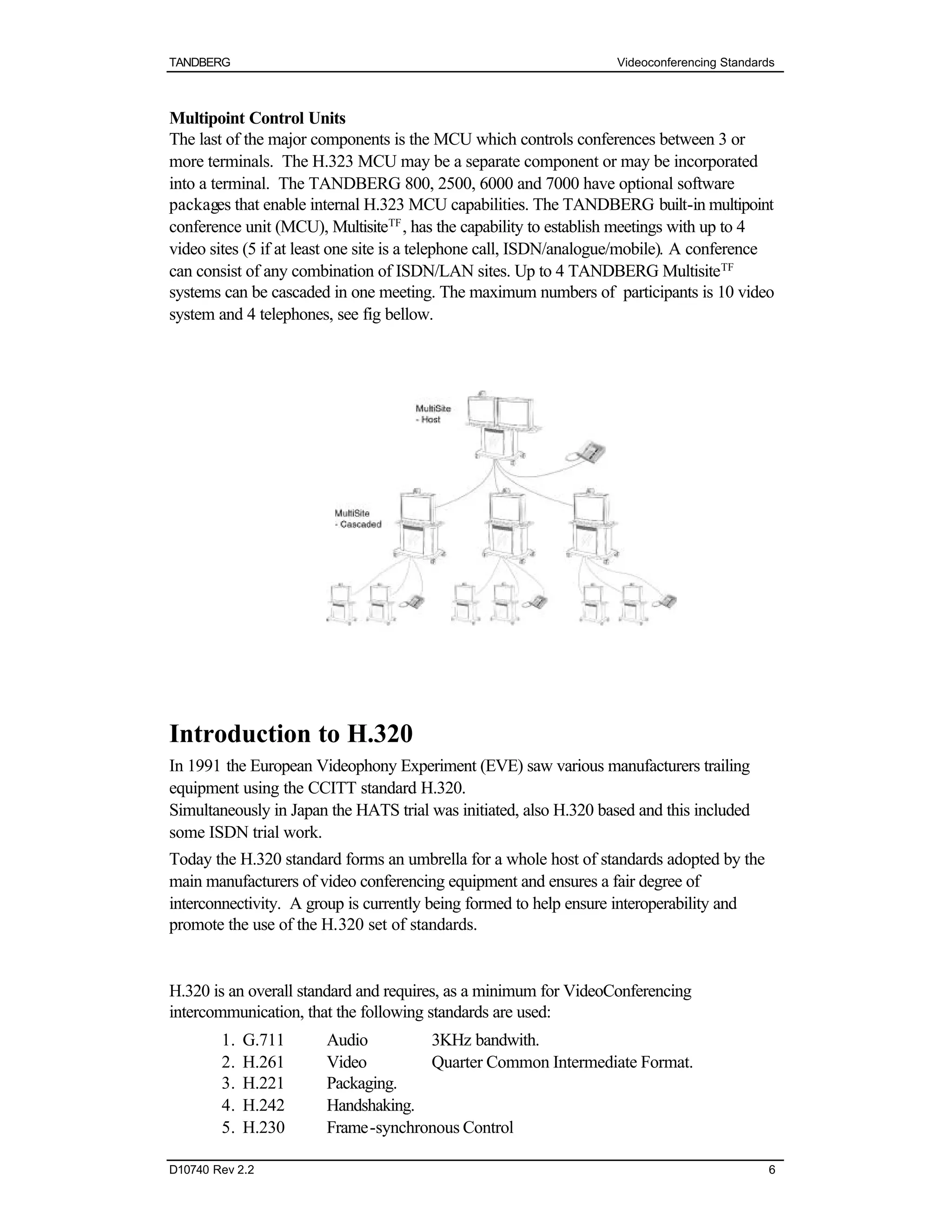 Video Conferencing Standards | PDF