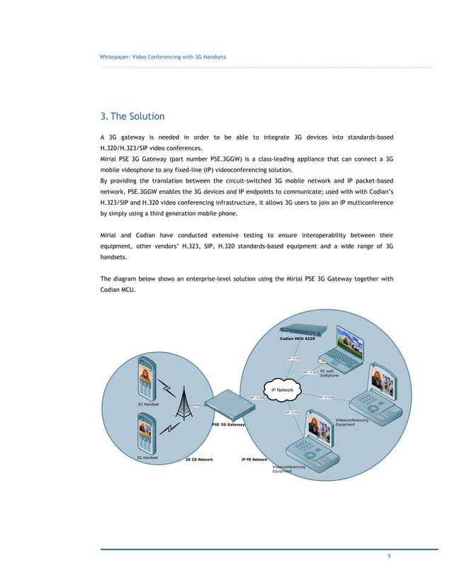 Video Conferencing with 3G Handsets | PDF | Web Conferencing | Computer Software and Applications