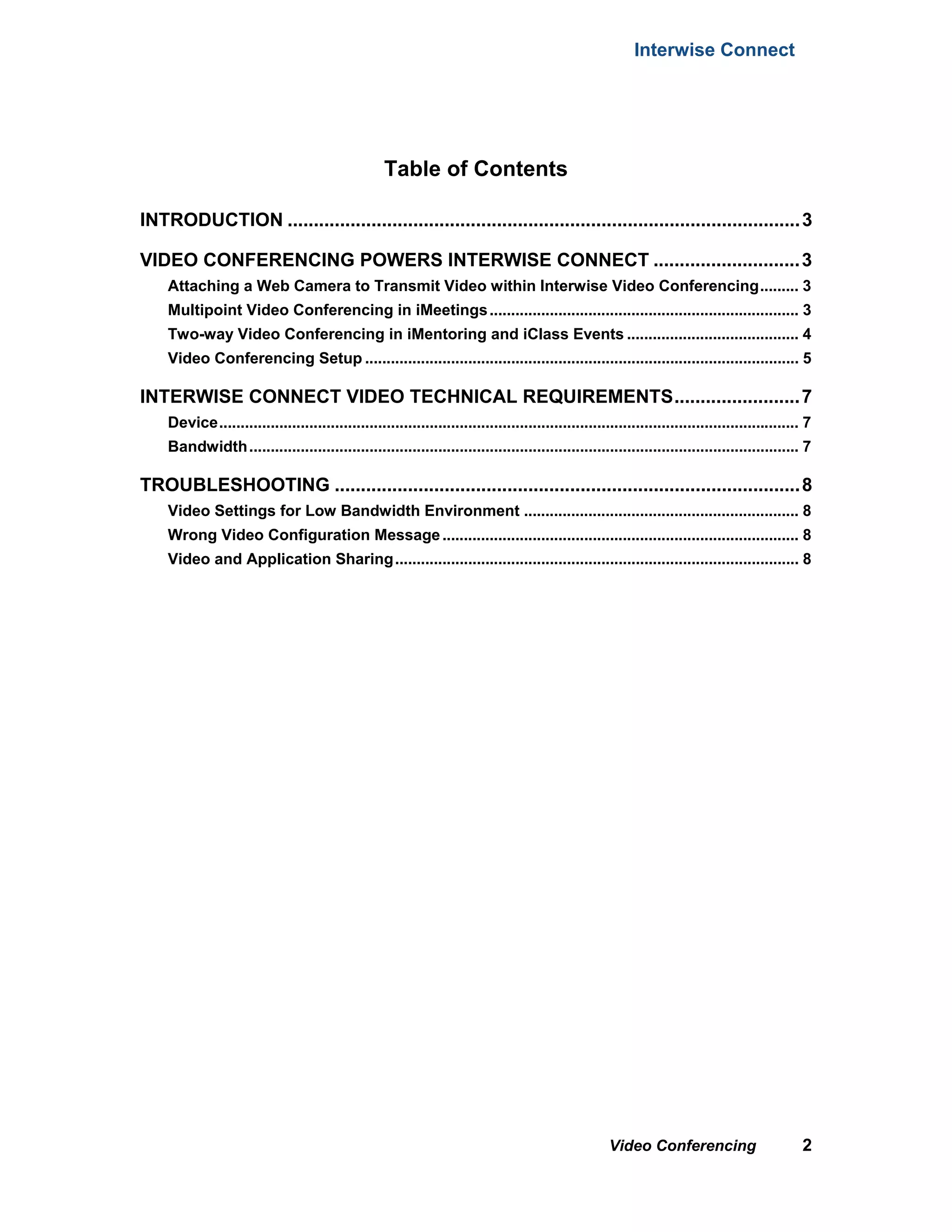 Video Conferencing | PDF