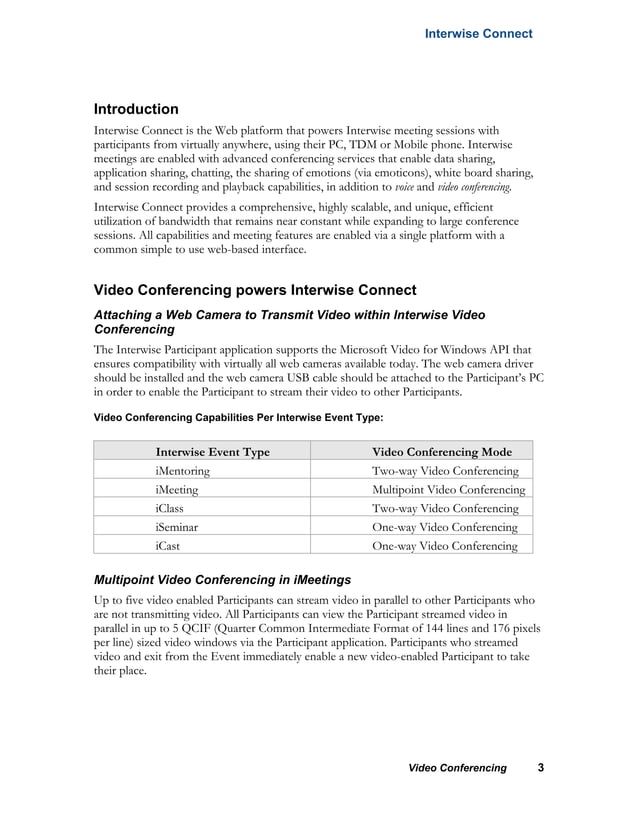 Video Conferencing | PDF