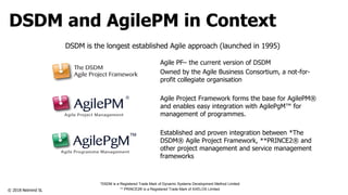 DSDM Frameworks for Agile Project Management Offices | PPT