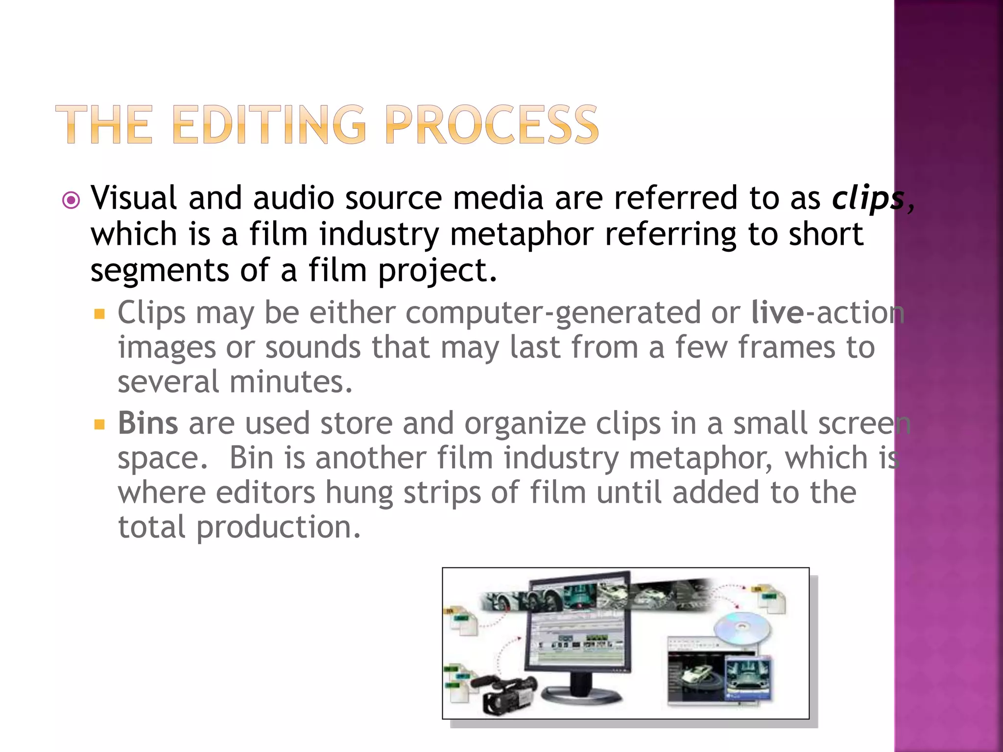 Video-Editing Techniques.pptx | Digital Audio | Computer Software and Applications
