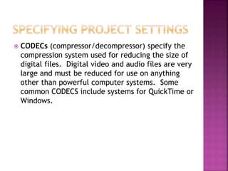 Video-Editing Techniques.pptx | Digital Audio | Computer Software and Applications