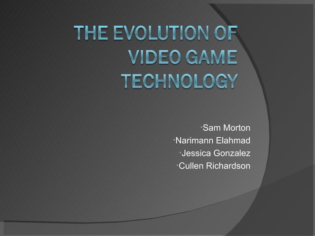 Video Game Powerpoint | PPT