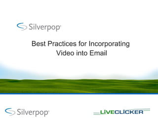 Video In Email Best Practices | PPT | Email | Internet