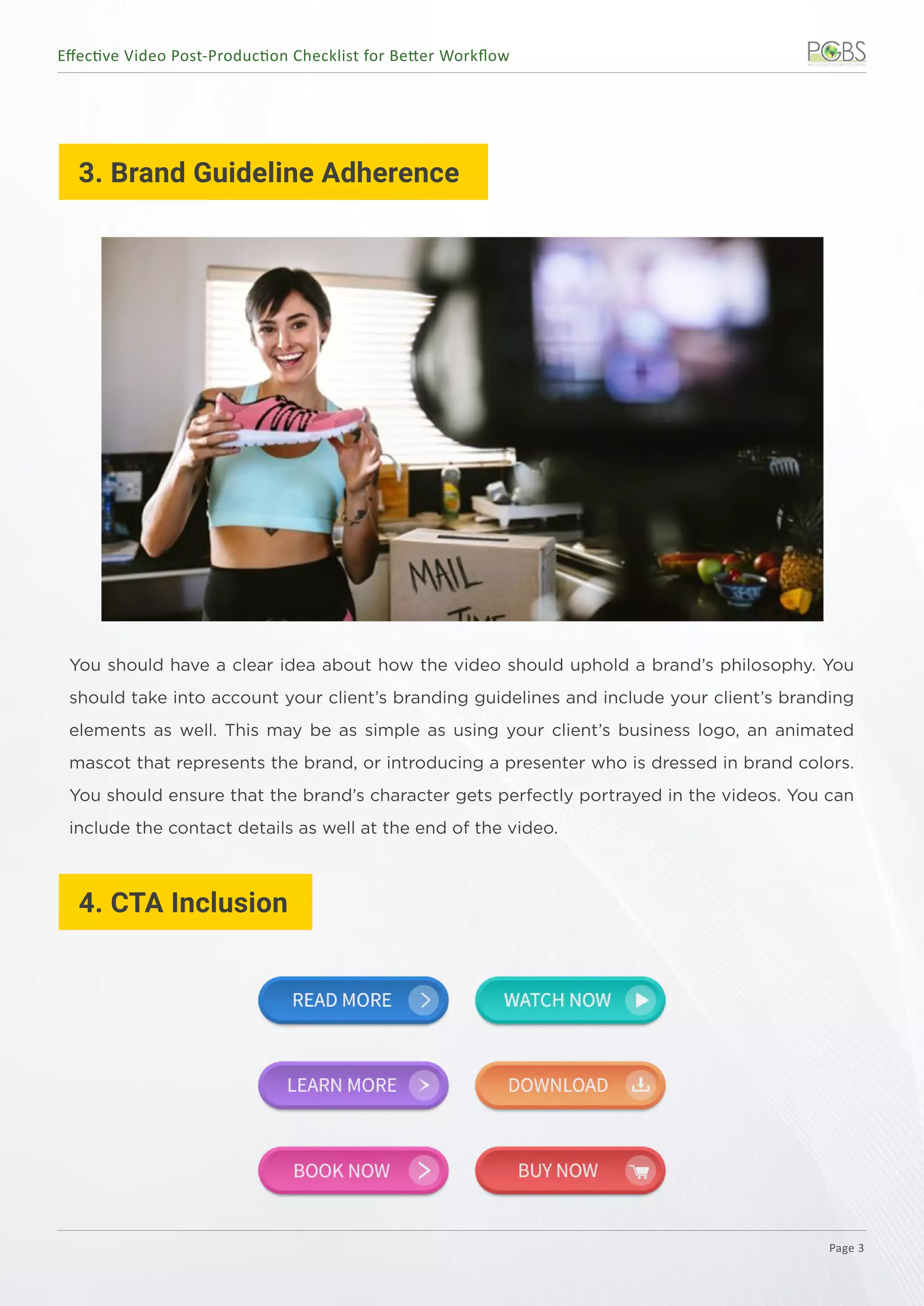 Video Post-Production Checklist for Better Video Editing Output | PDF