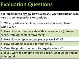 Film Making Activities for Schools and Beginners | PPTX