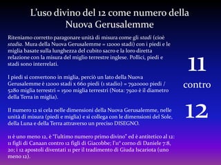 Video #17 Misure della Nuova Gerusalemme Luna – Terra – Sole Parte I | PPTX
