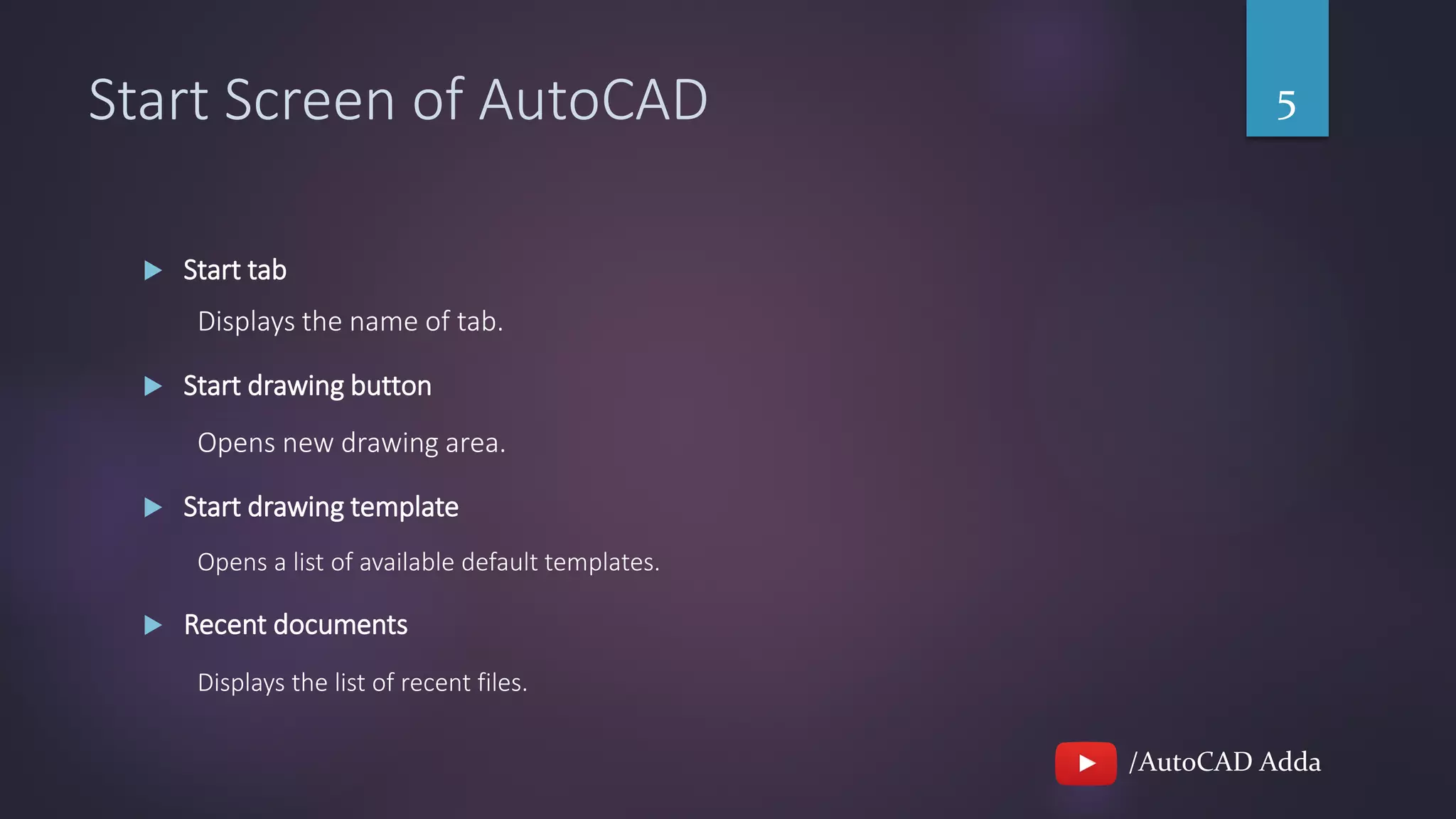 Tutorial 1 - Introduction to AutoCAD, About & History of AutoCAD, User Interface of AutoCAD ...