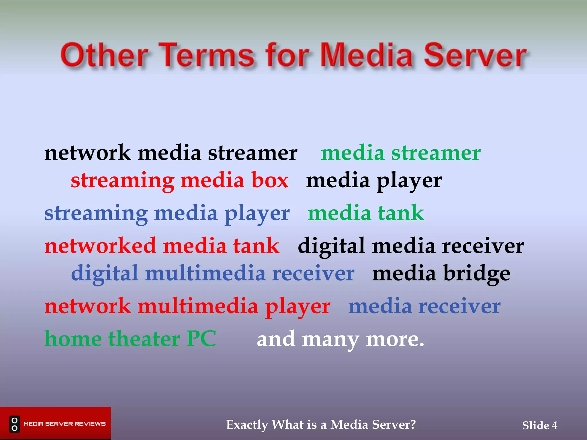 What is a media server? | PPTX
