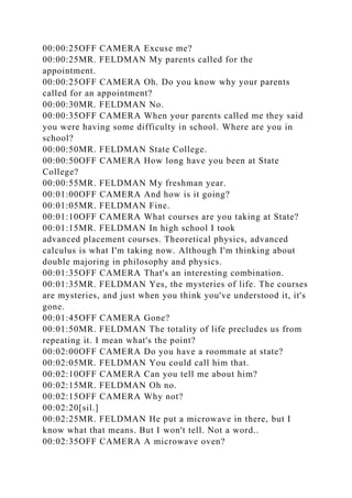 VIDEO 24 TRANSCRIPTVideo Training Title 24, In Test Section I.docx