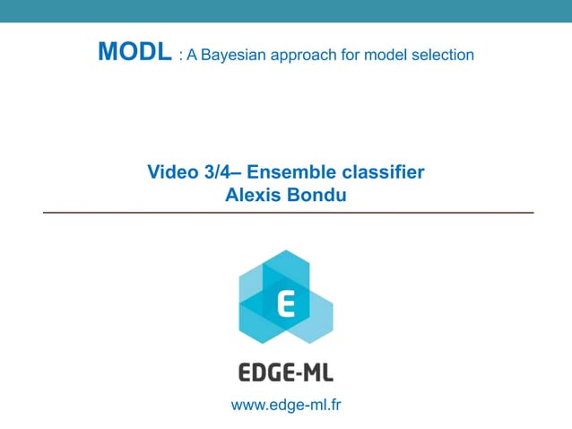 BAYESIAN ENSEMBLE CLASSIFIER (VIDEO 3/4) | PPT BAYESIAN ENSEMBLE CLASSIFIER (VIDEO 3/4) | PPT