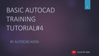 Tutorial 4 - Line & Polyline command in AutoCAD. | PDF | Technology & Computing