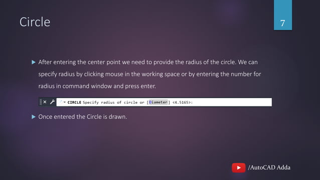Tutorial 5 - Rectangle and Circle command in AutoCAD. | PDF