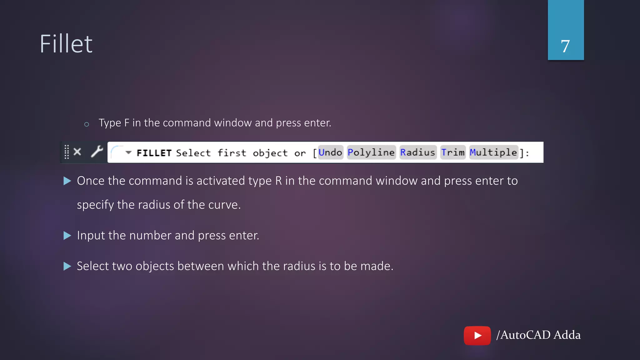 Tutorial 9 Align Explode And Fillet Command In Autocad Ppt