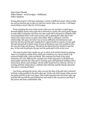 Video Analysis | DOCX