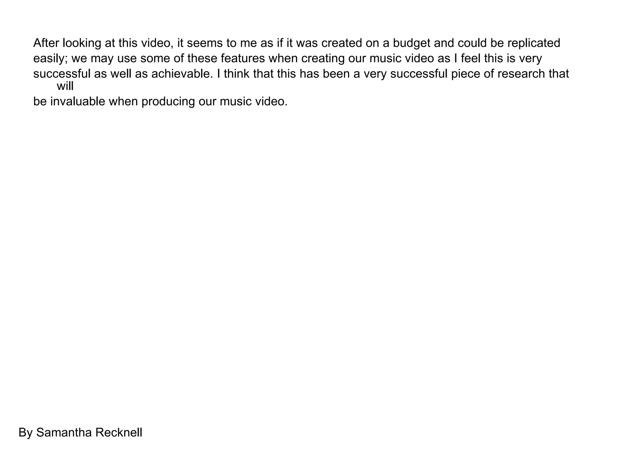 Video analysis kelly rowland- commander | PPT