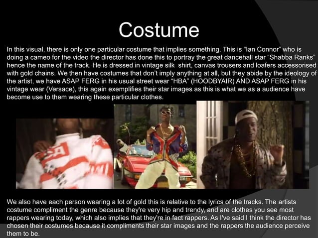 ASAP FERG & ASAP ROCKY - SHABBA ANALYSIS | PPTX | Hip Hop Music | Music