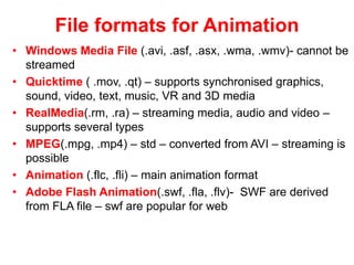 Video and animation | PPT