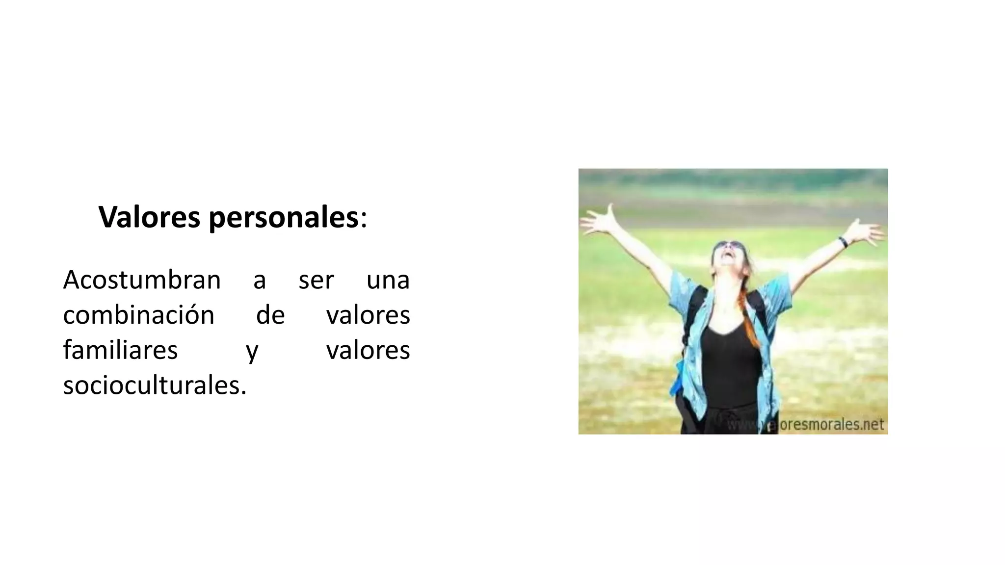 Los valores | PPT