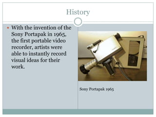 Video art power point | PPTX