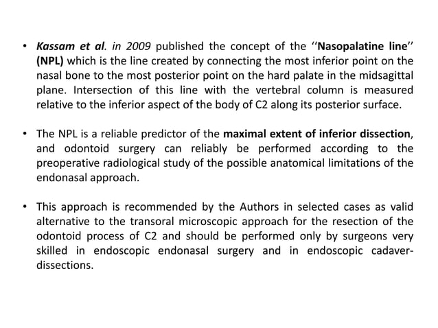 Video assissted anterior approaches to cvj | PPT
