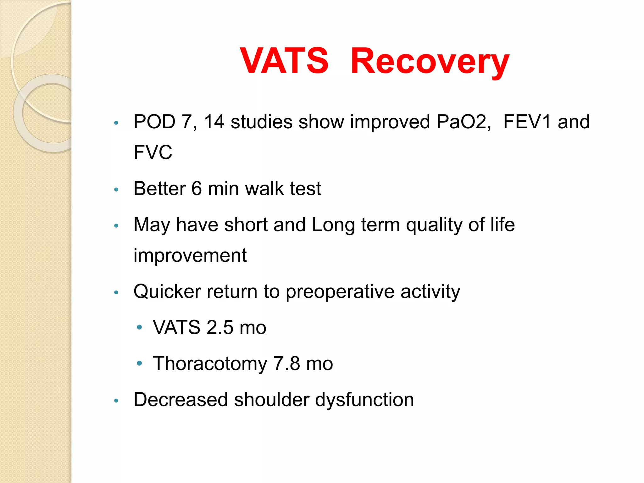 Video assisted thoracic surgery | PPTX