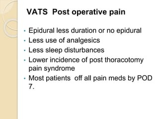Video assisted thoracic surgery | PPTX
